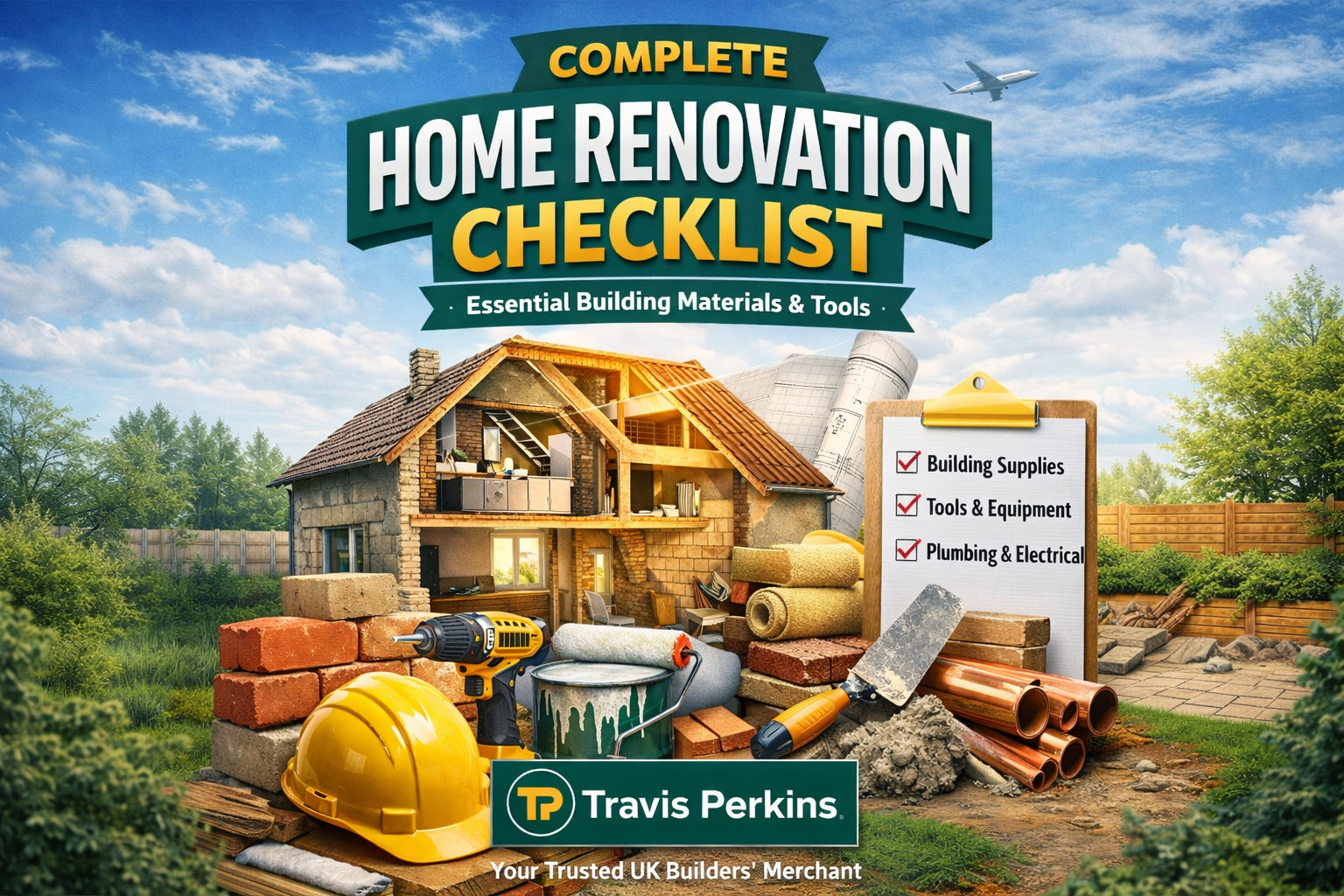 Complete Home Renovation Checklist: Essential Building Materials ...